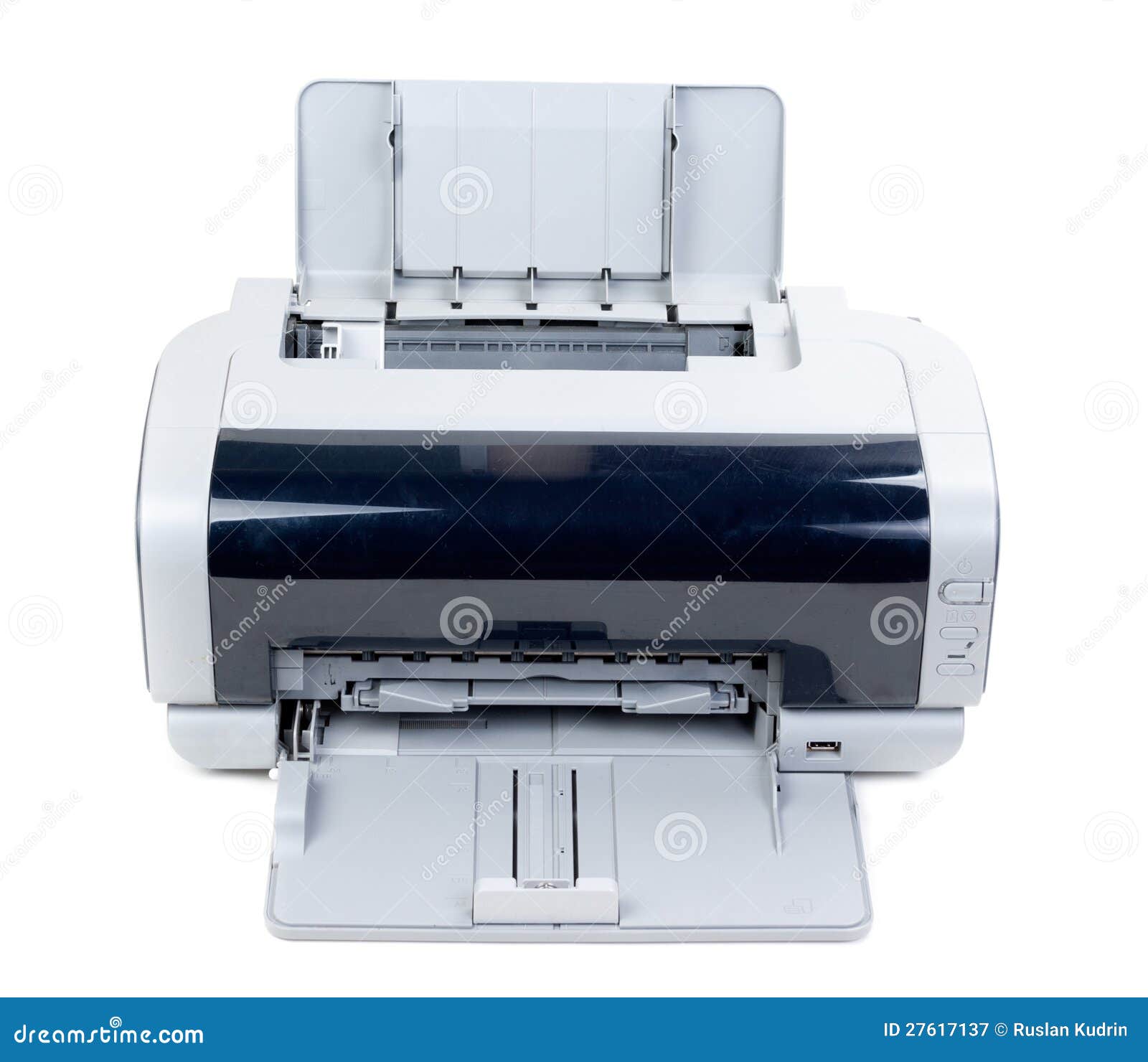 Old inkjet printer stock image. Image of copier, page - 27617137