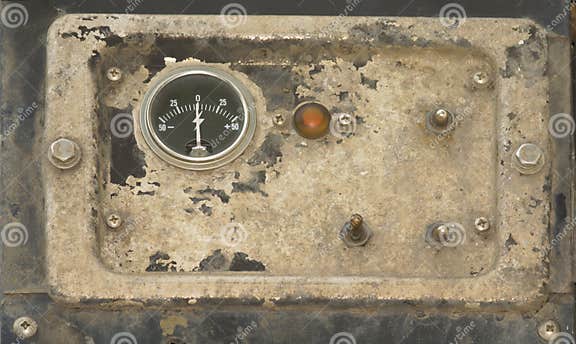Old instrumental panel stock photo. Image of meter, fashioned - 2756110