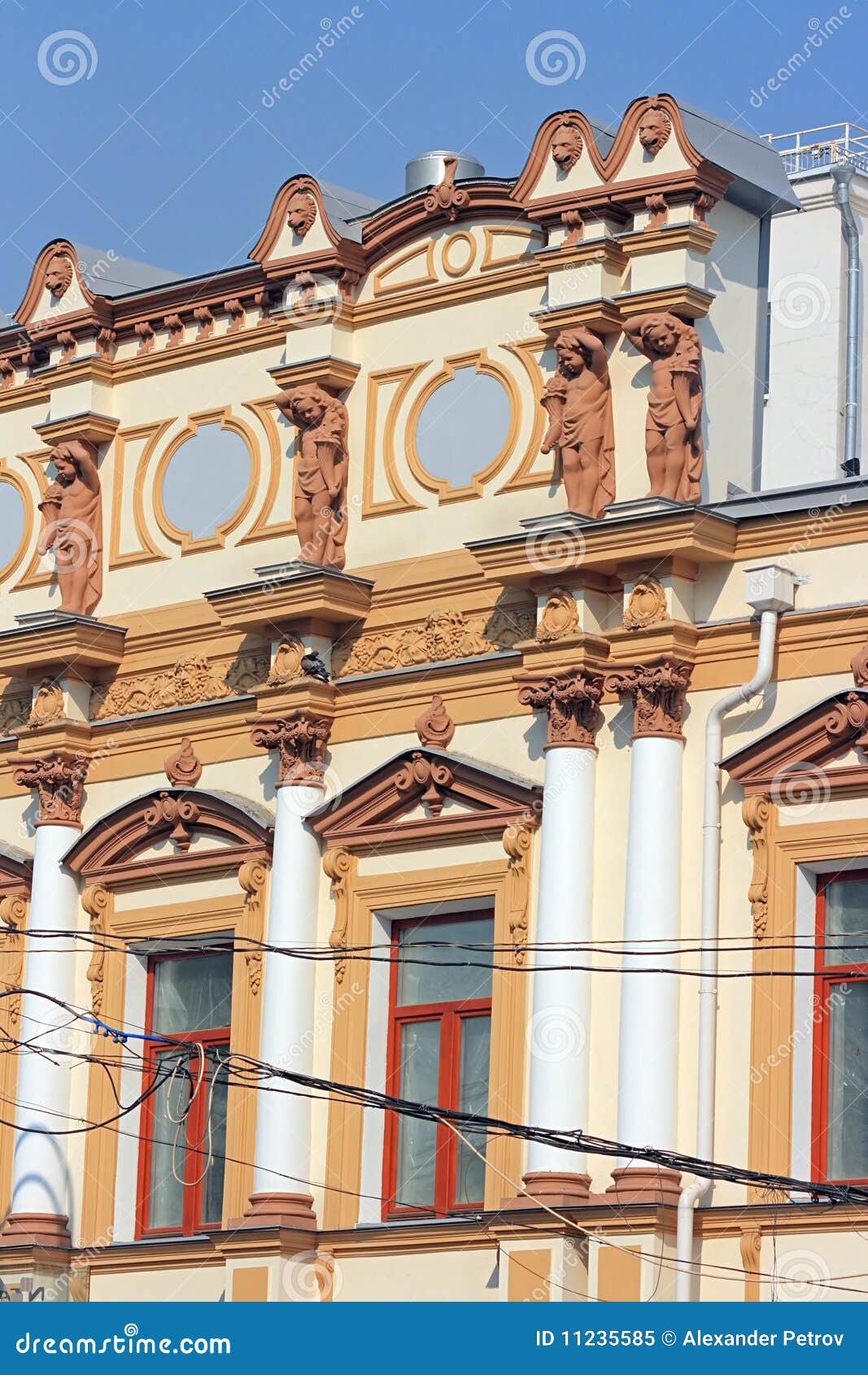 Old interesting building stock image. Image of retro - 11235585