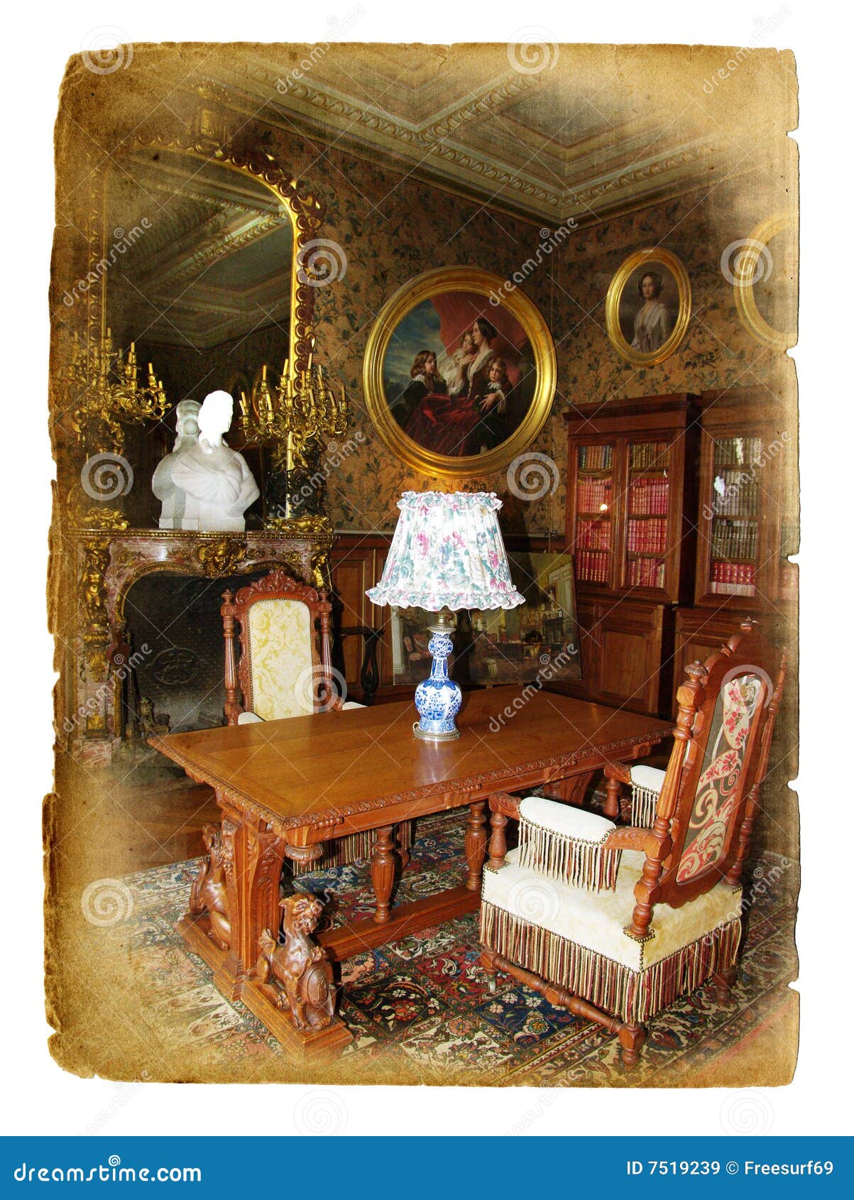 Old interior editorial stock image. Image of interior - 7519239