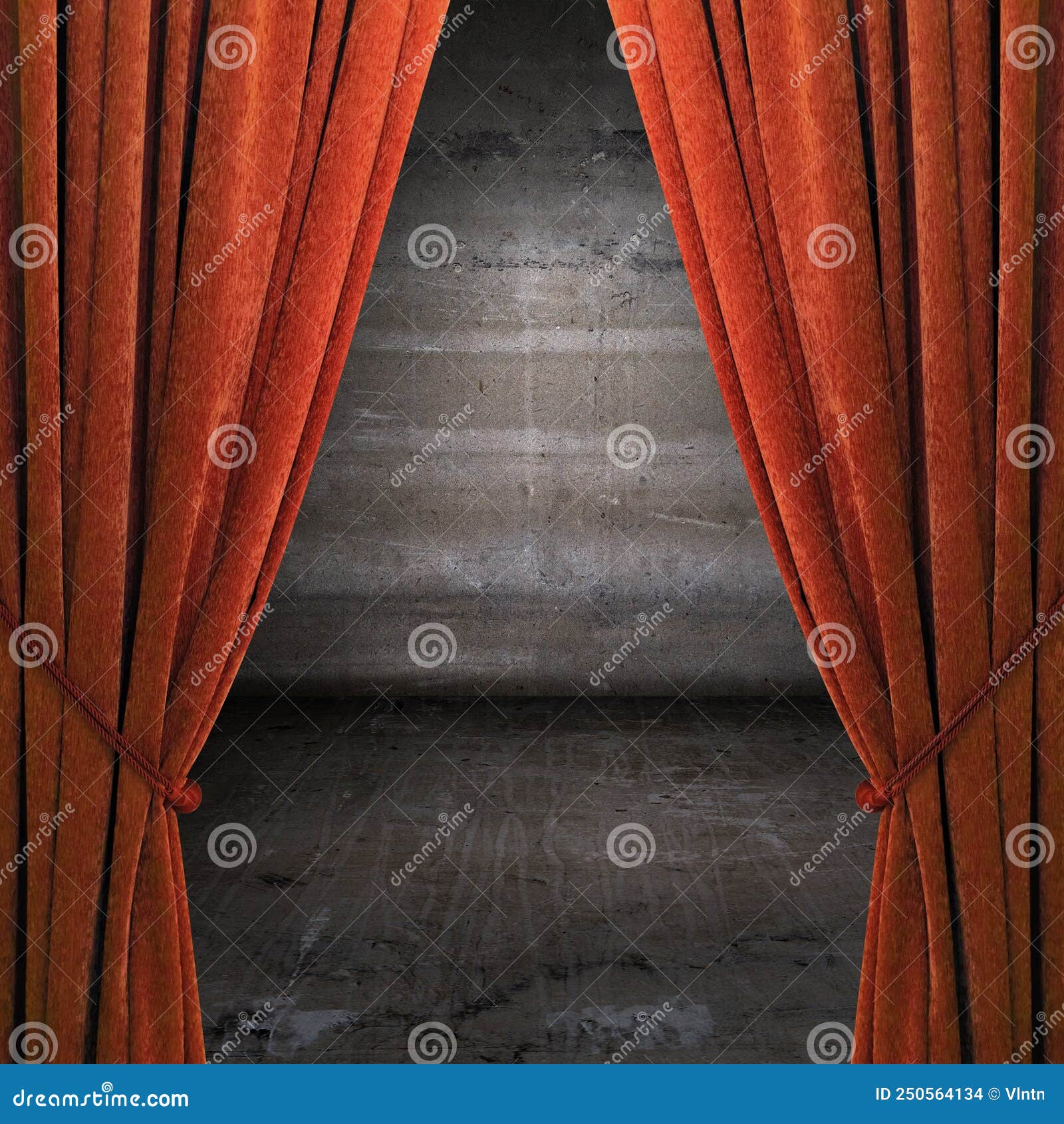 Old interior with curtains stock photo. Image of inside - 250564134