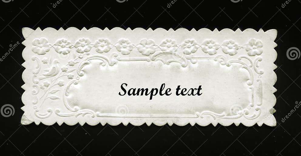 Old invitation card stock image. Image of filigree, grunge - 5282645