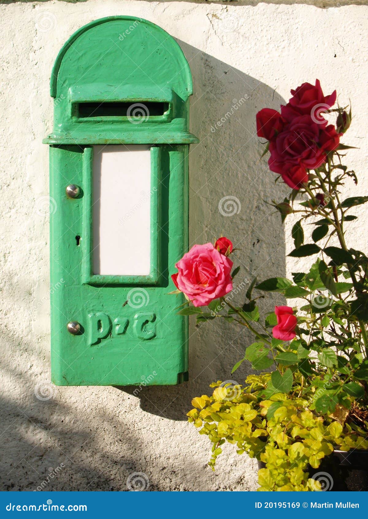 Old Irish Mailbox stock image. Image of roadside, lock - 20195169