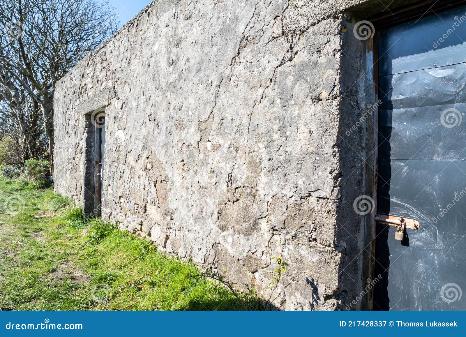Old Irish Stone Shed Building in Donegal - Ireland Stock Image - Image ...