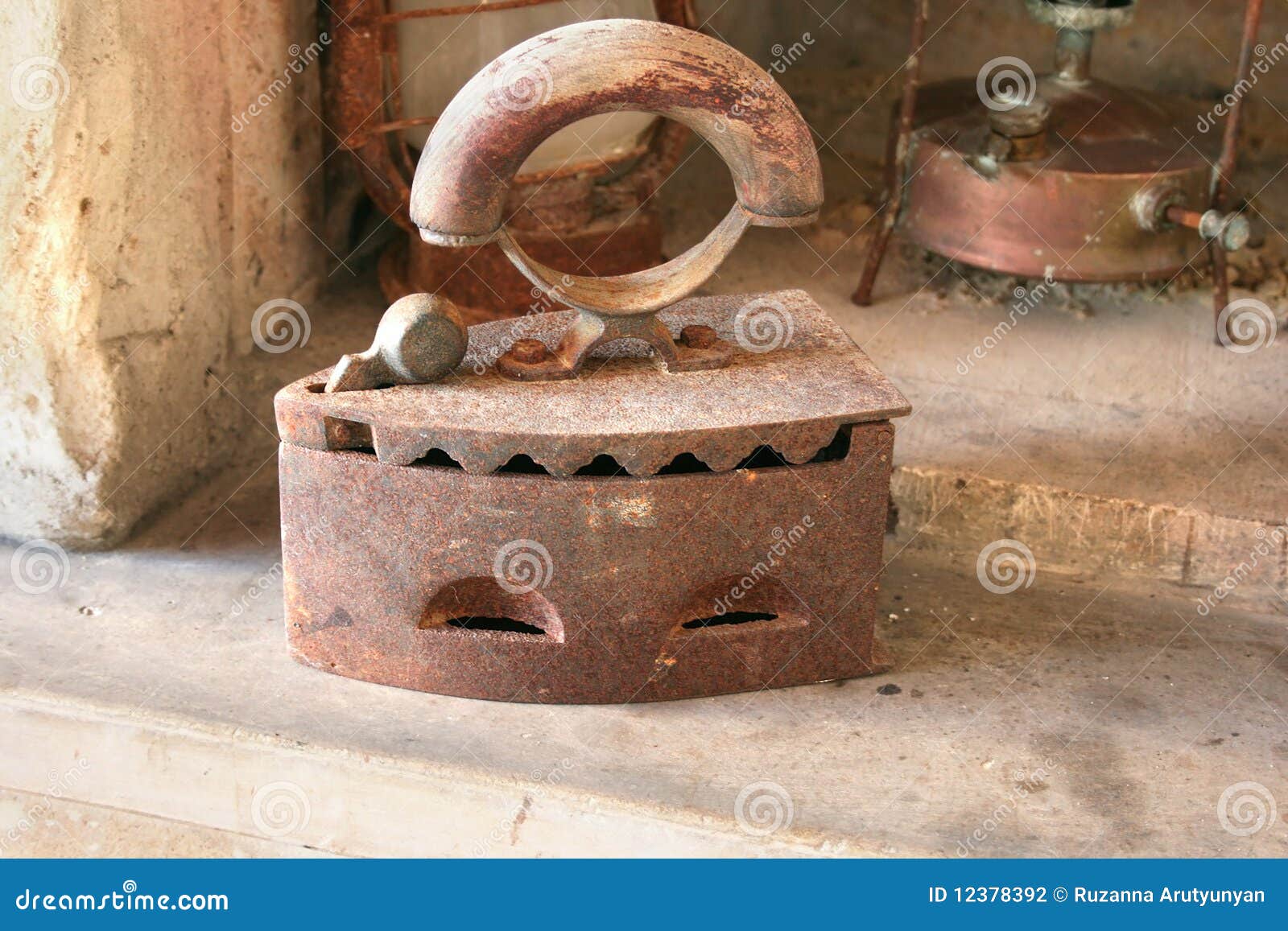 Old iron stock photo. Image of place, vintage, tools - 12378392