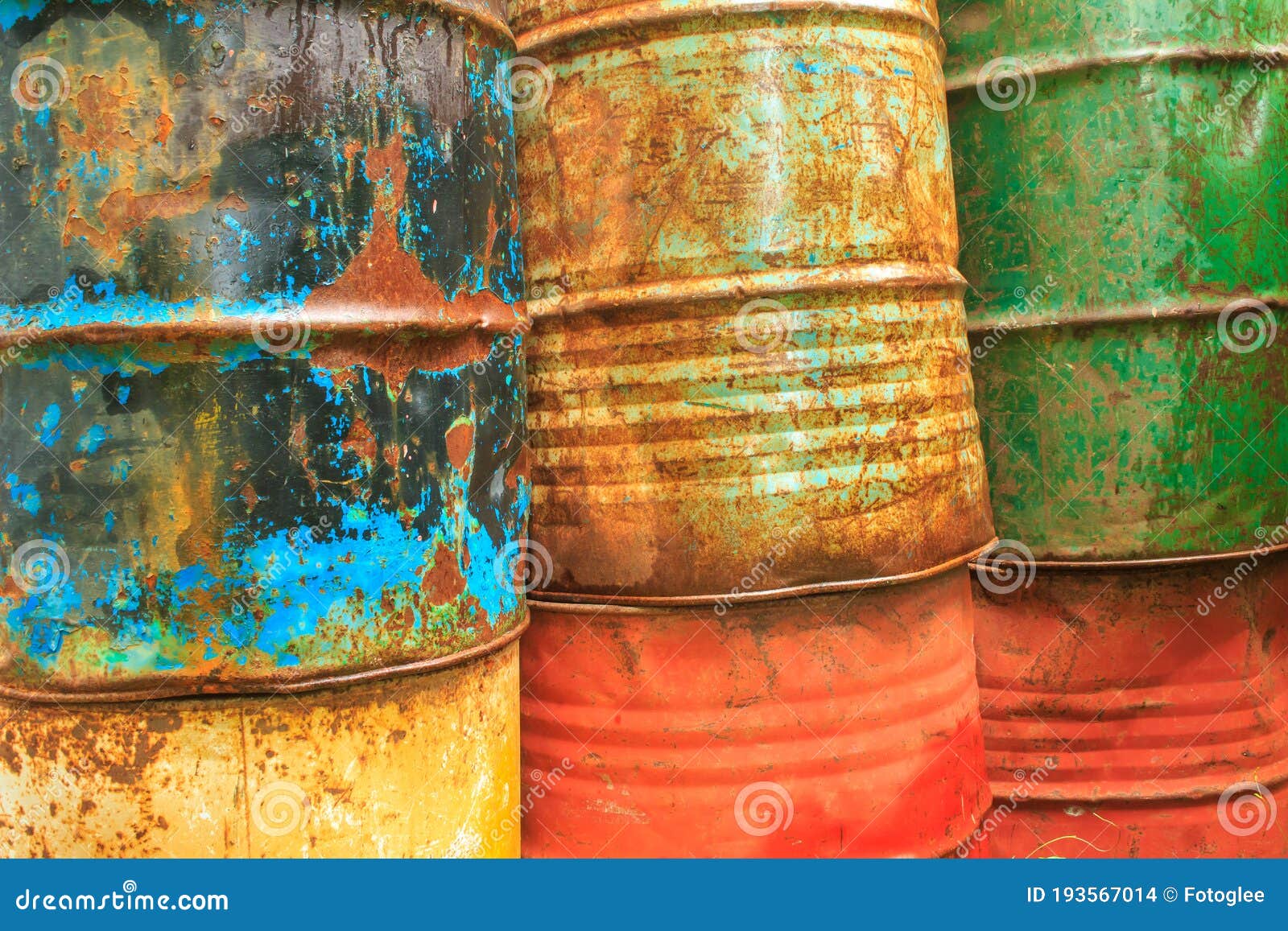 Old Iron Barrel in Thailand Stock Photo - Image of background, abstract ...