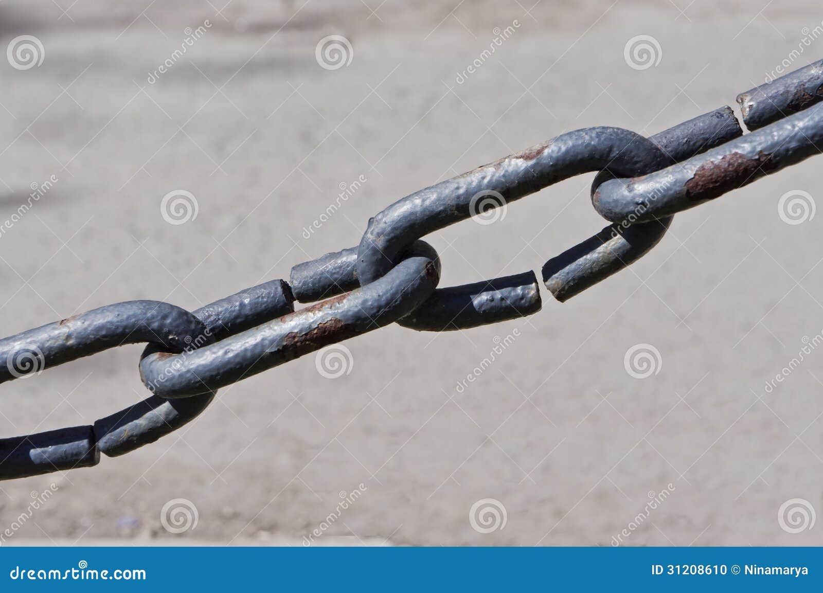 Old iron chain stock photo. Image of rough, rusty, together - 31208610