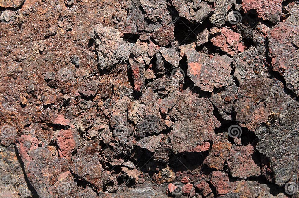 Old Iron is Covered with a Thick Layer of Rust Stock Photo - Image of ...