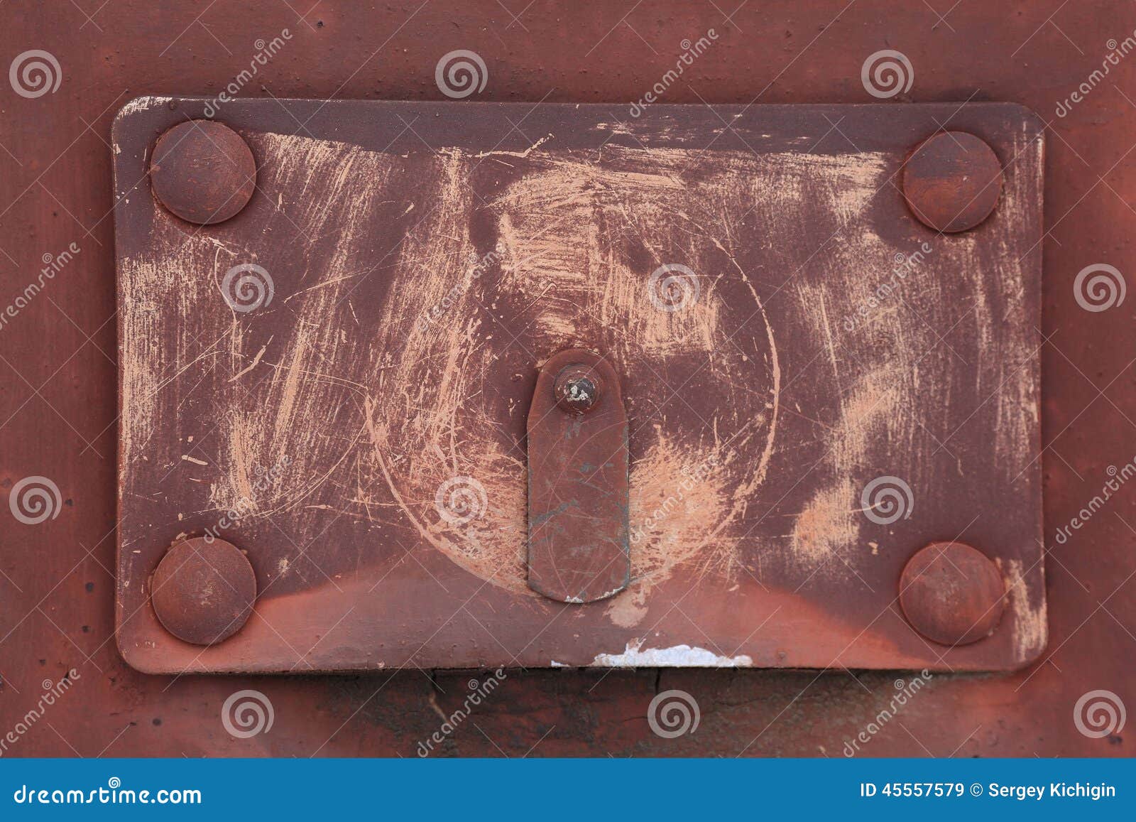 Old Iron Door with Lock Rust Vintage Scratches Stock Image - Image of ...