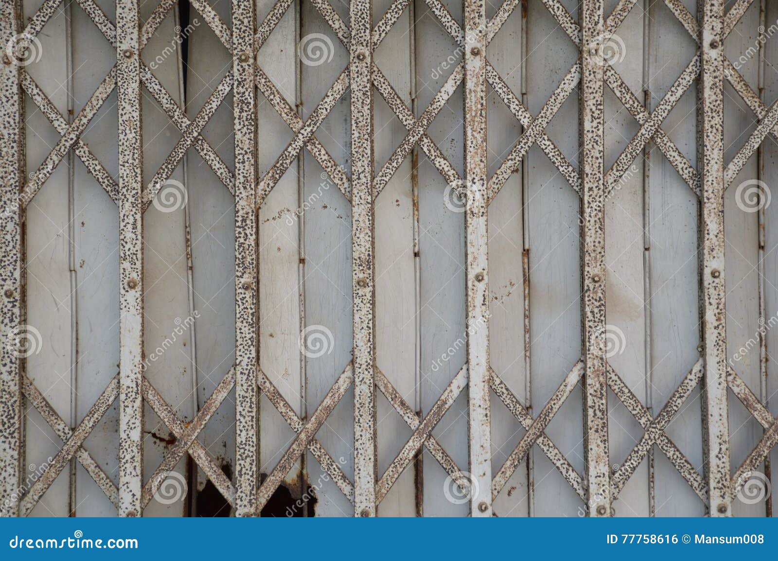 Old iron door texture stock photo. Image of store, locked - 77758616