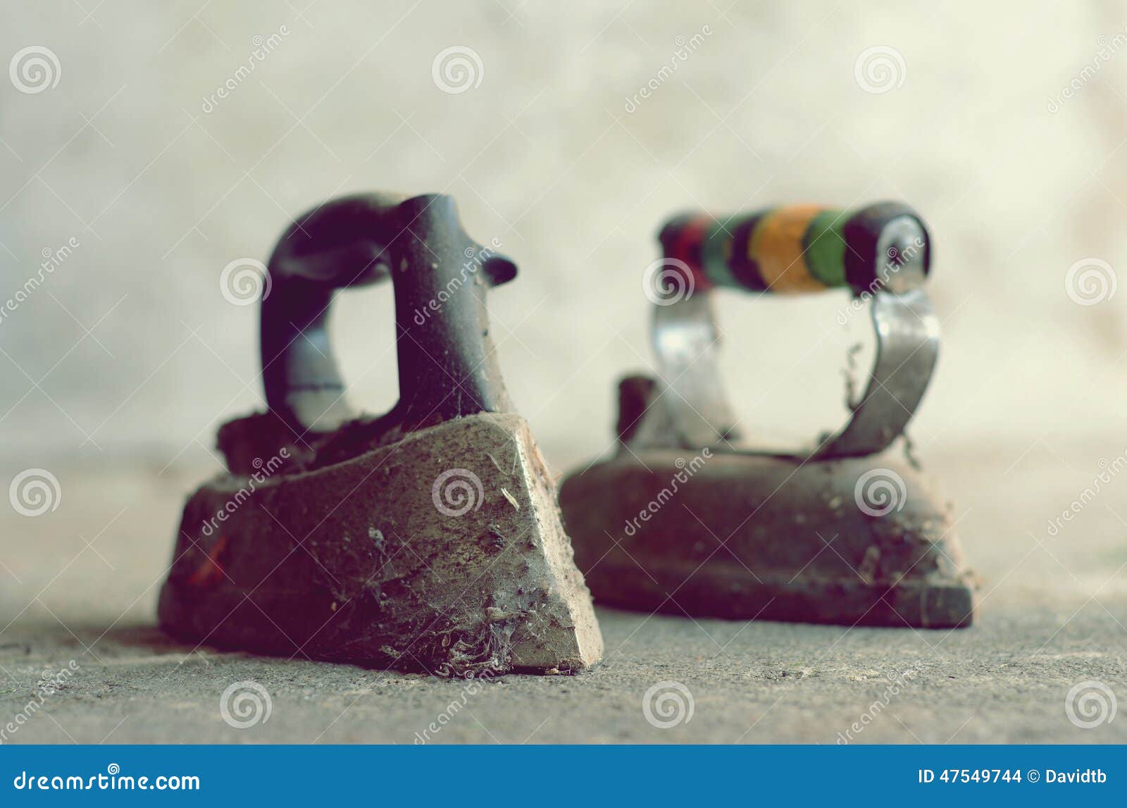 Old Iron for Ironing Clothes Stock Photo - Image of equipment, metal ...