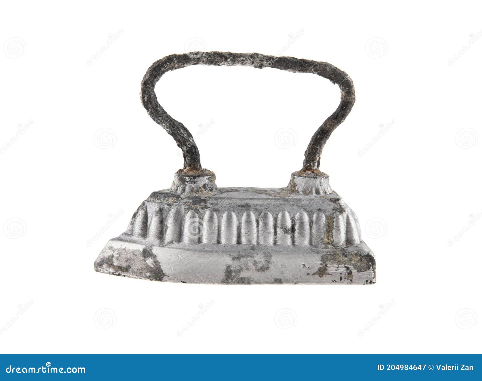 Old iron isolated on white stock image. Image of rough - 204984647