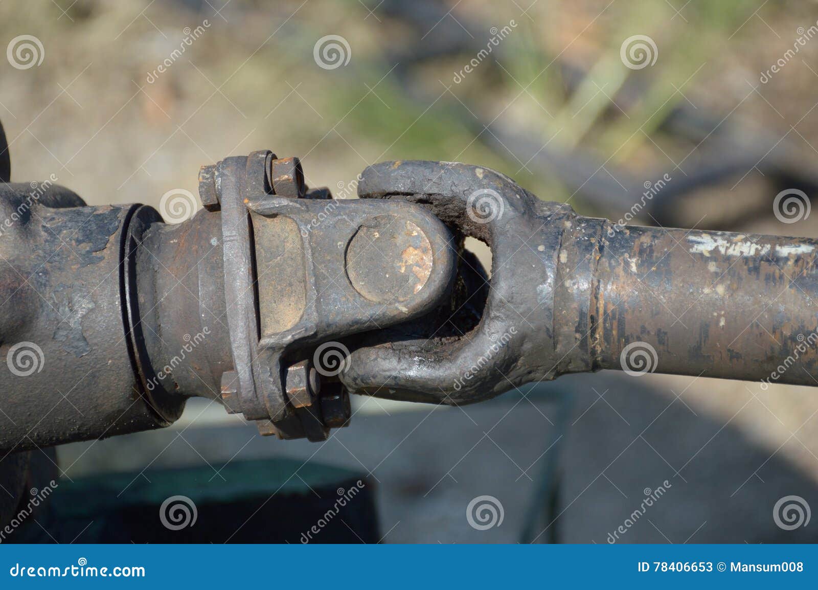Old iron joints stock image. Image of rusted, material - 78406653