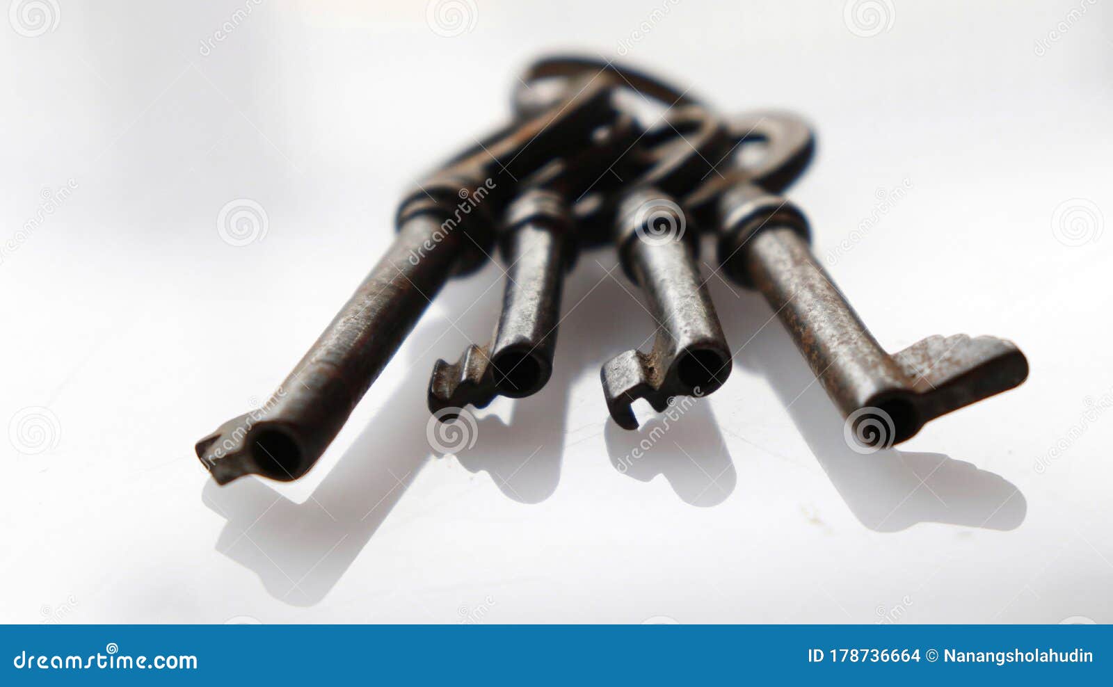 Old iron key stock photo. Image of dirty, antique, protect - 178736664
