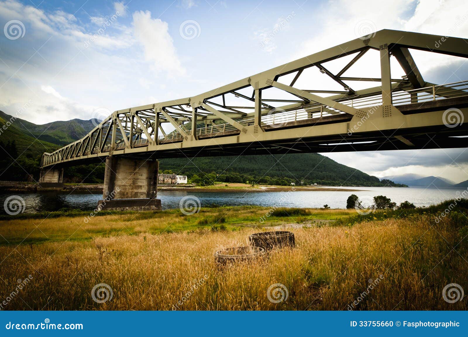 Old iron road bridge stock photo. Image of urban, public - 33755660