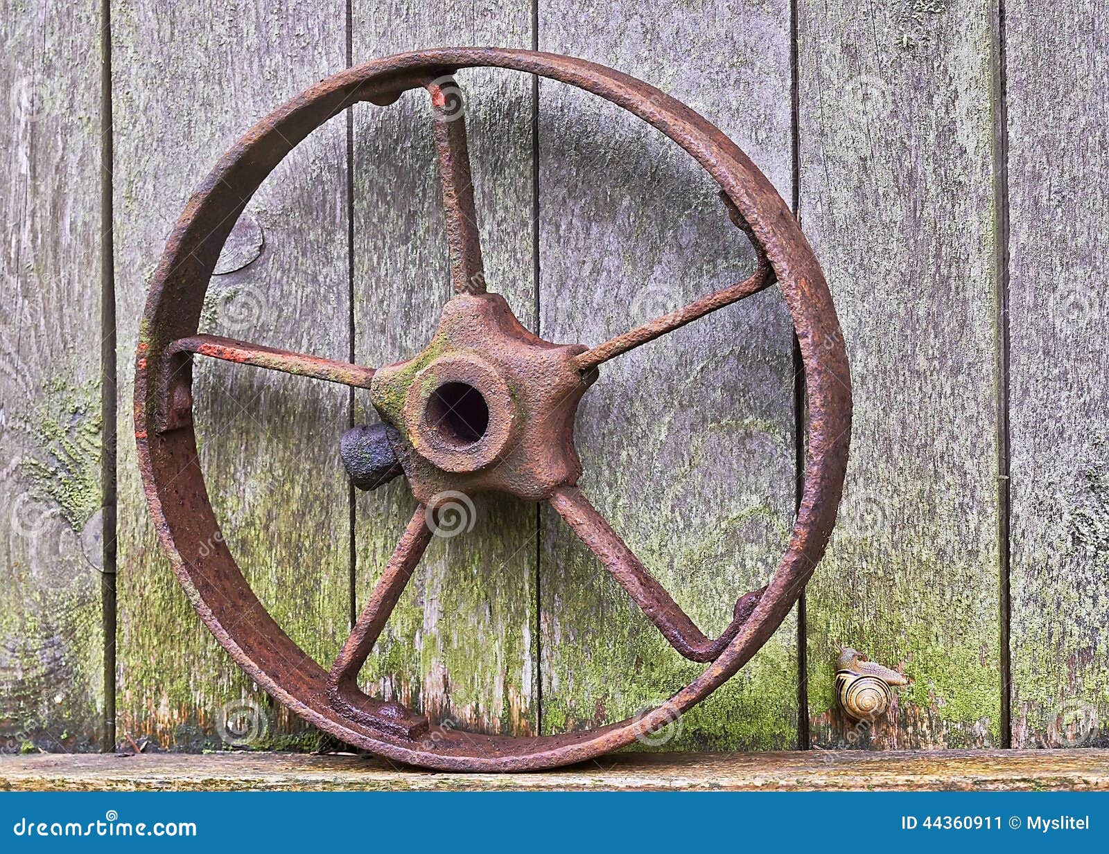 Old iron round stock image. Image of amachine, rusty - 44360911