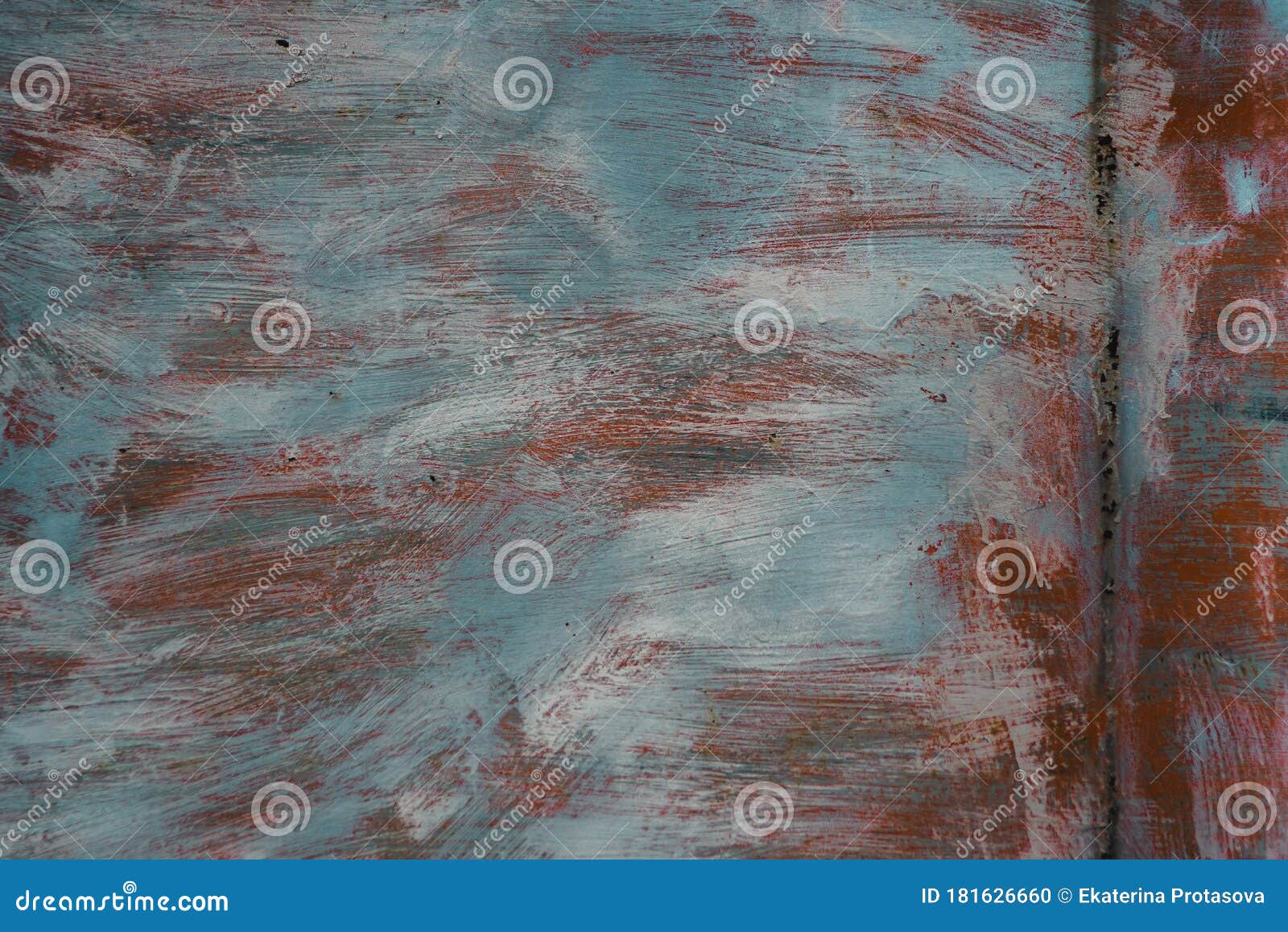Old Iron Sheets with Colored Paint and Rust Stock Photo - Image of rust ...