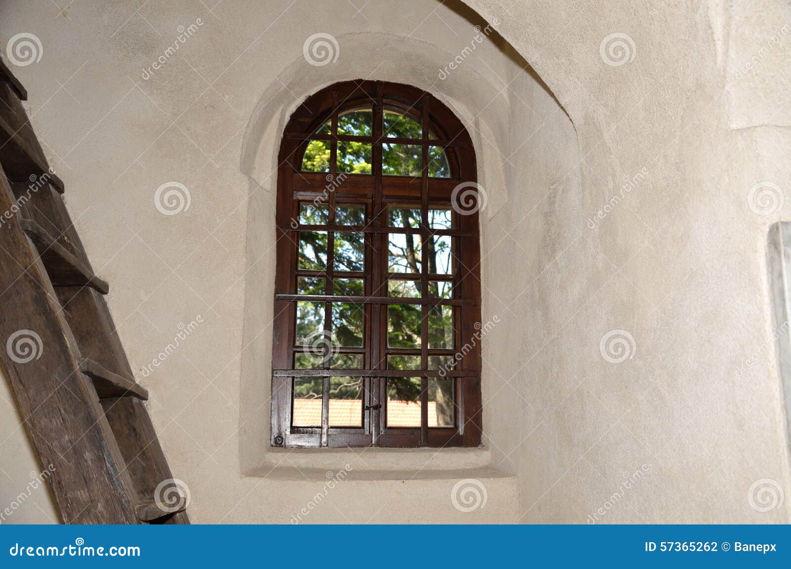Old iron window stock photo. Image of building, nature - 57365262