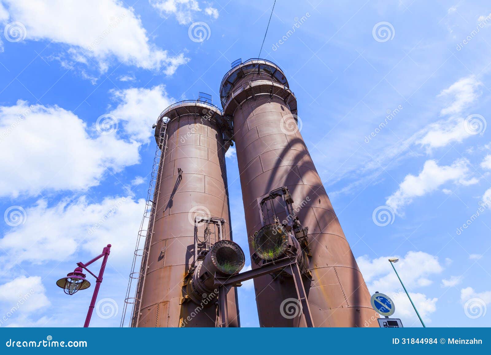 Old iron works monuments stock photo. Image of modernization - 31844984