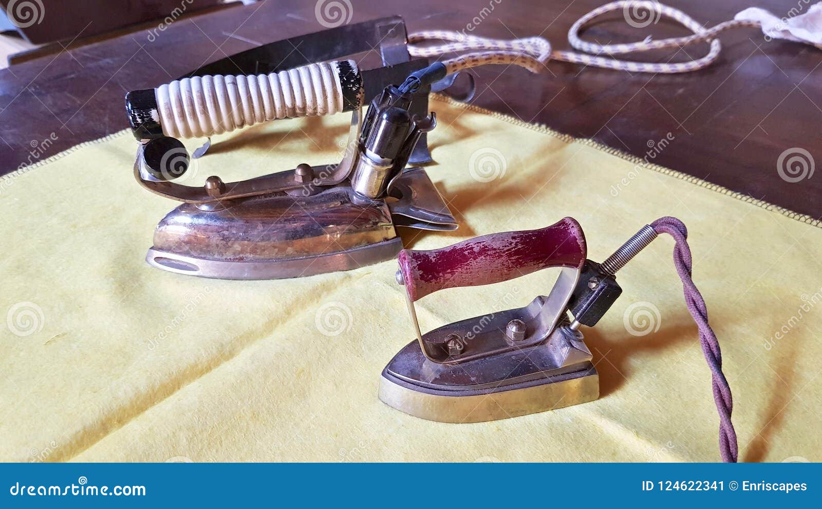 Old ironers of the 40s stock image. Image of iron, electric - 124622341