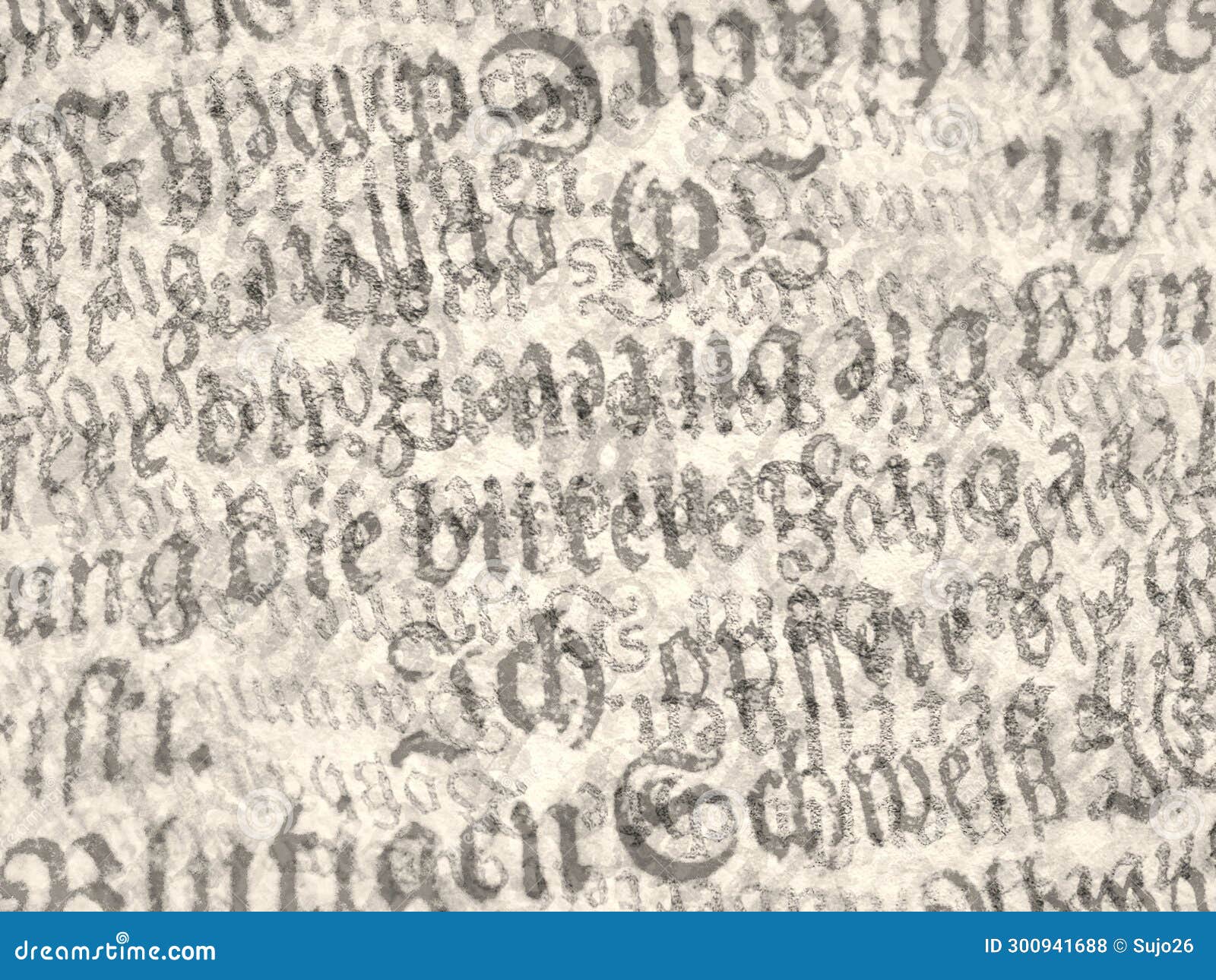 Old Irregular Handwriting Template Stock Photo - Image of abstract ...