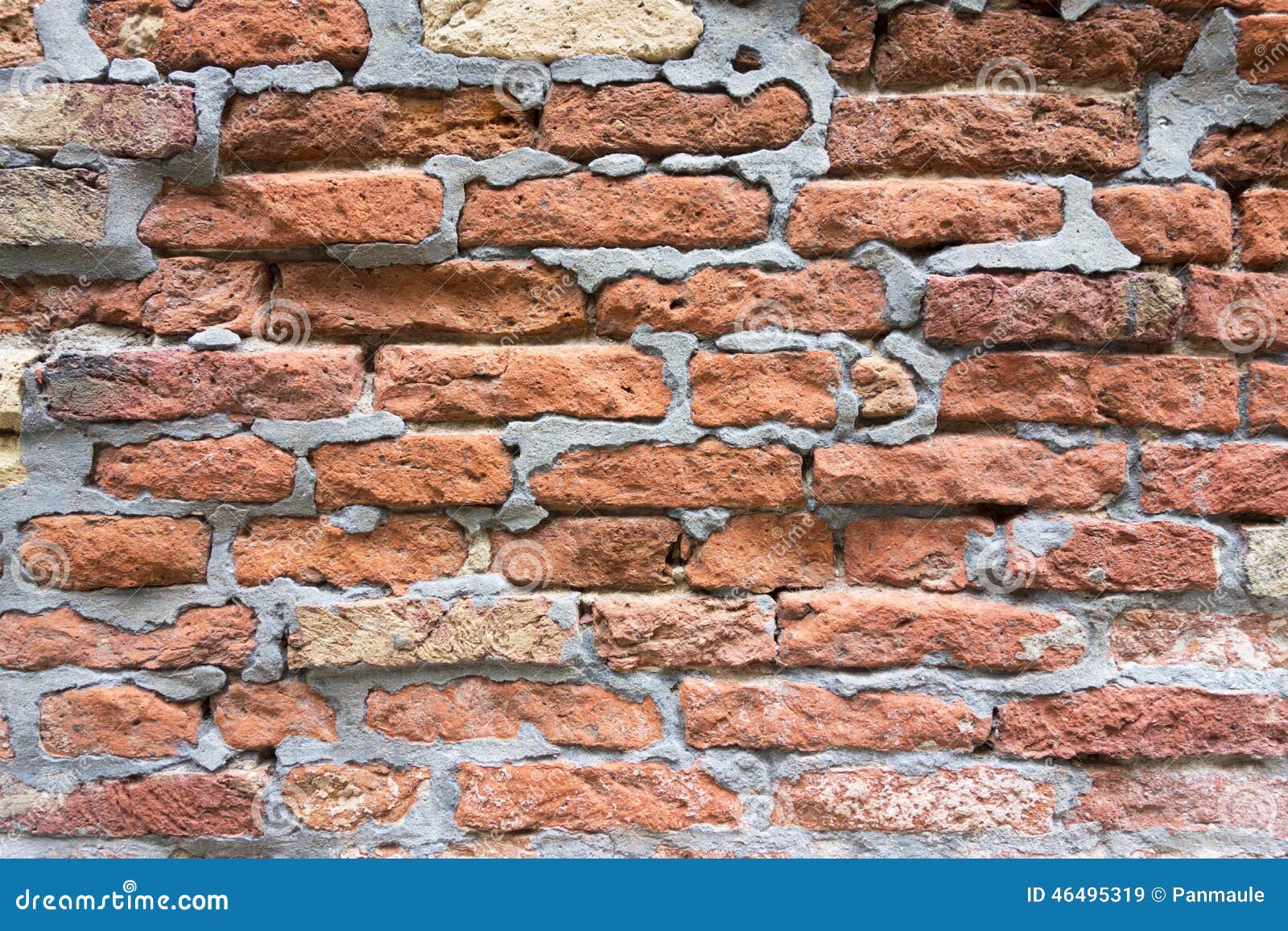 Old Italian Brickwork stock image. Image of architecture - 46495319