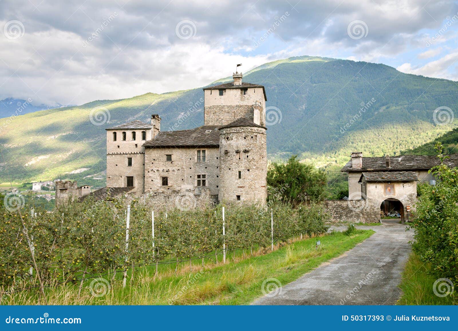 Old italian castle stock image. Image of fortress, beauty - 50317393