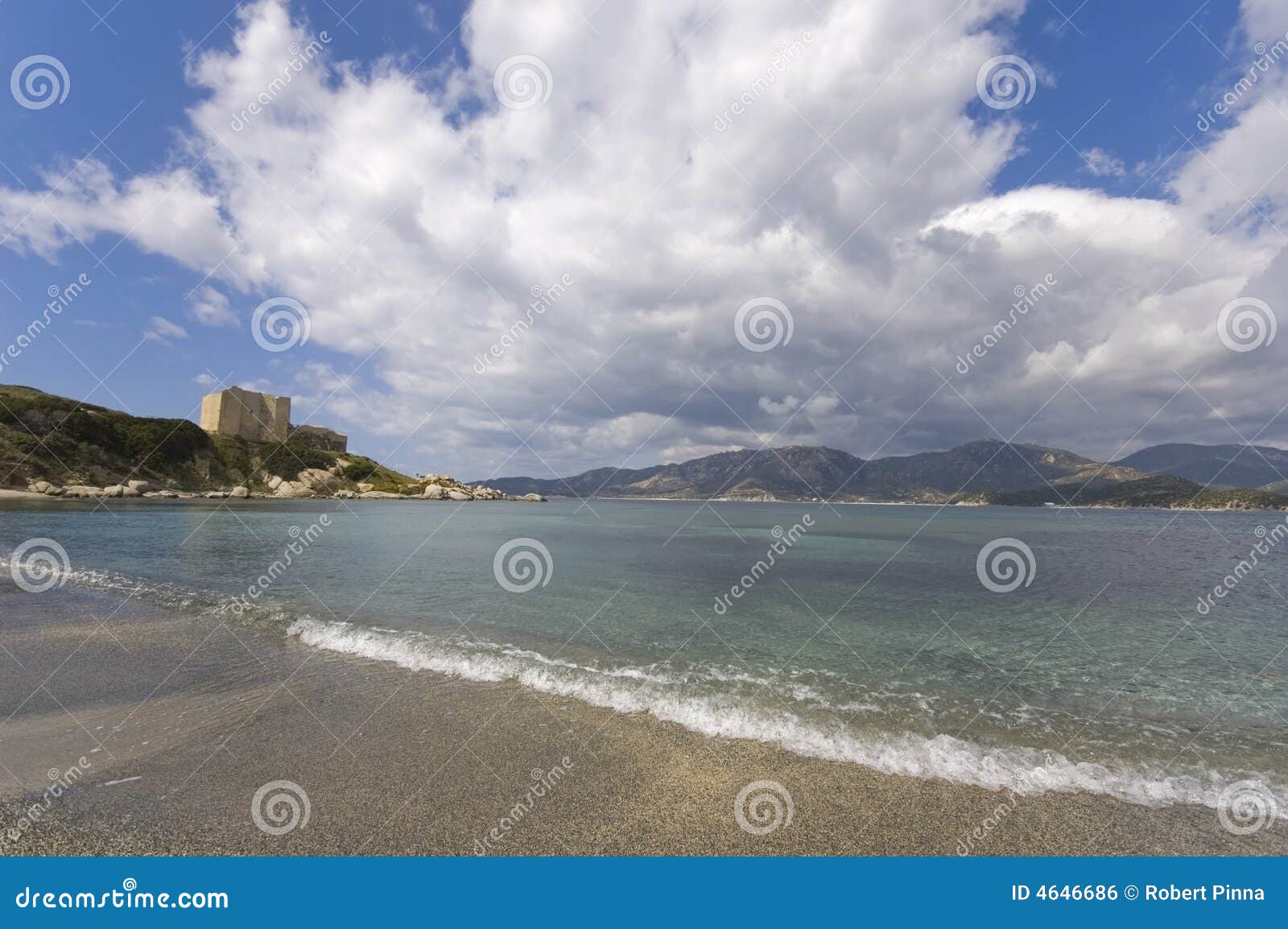Old Italian coastal fort stock photo. Image of europe - 4646686