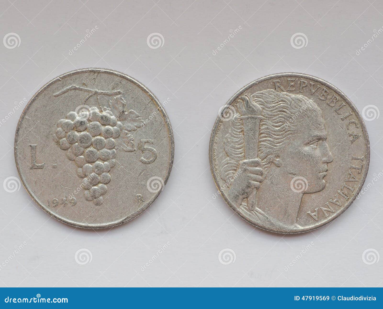 Old Italian coins stock image. Image of ancient, currency - 47919569