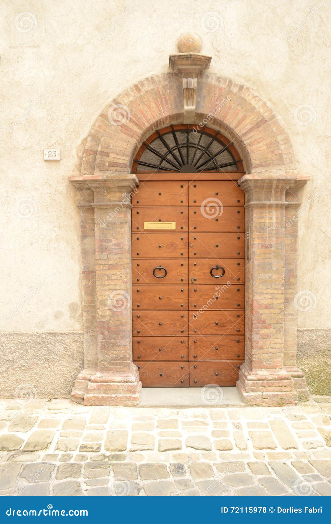 Old italian front door stock photo. Image of southern - 72115978