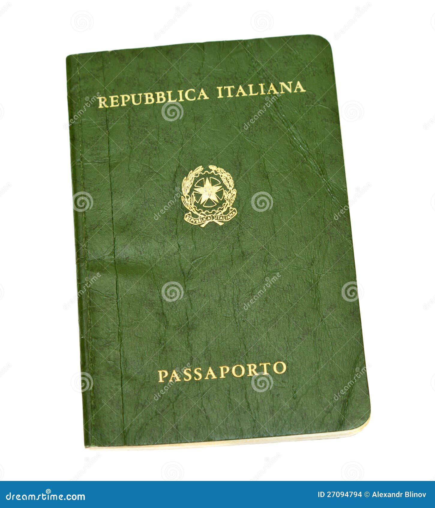 Old italian passport stock photo. Image of identification - 27094794
