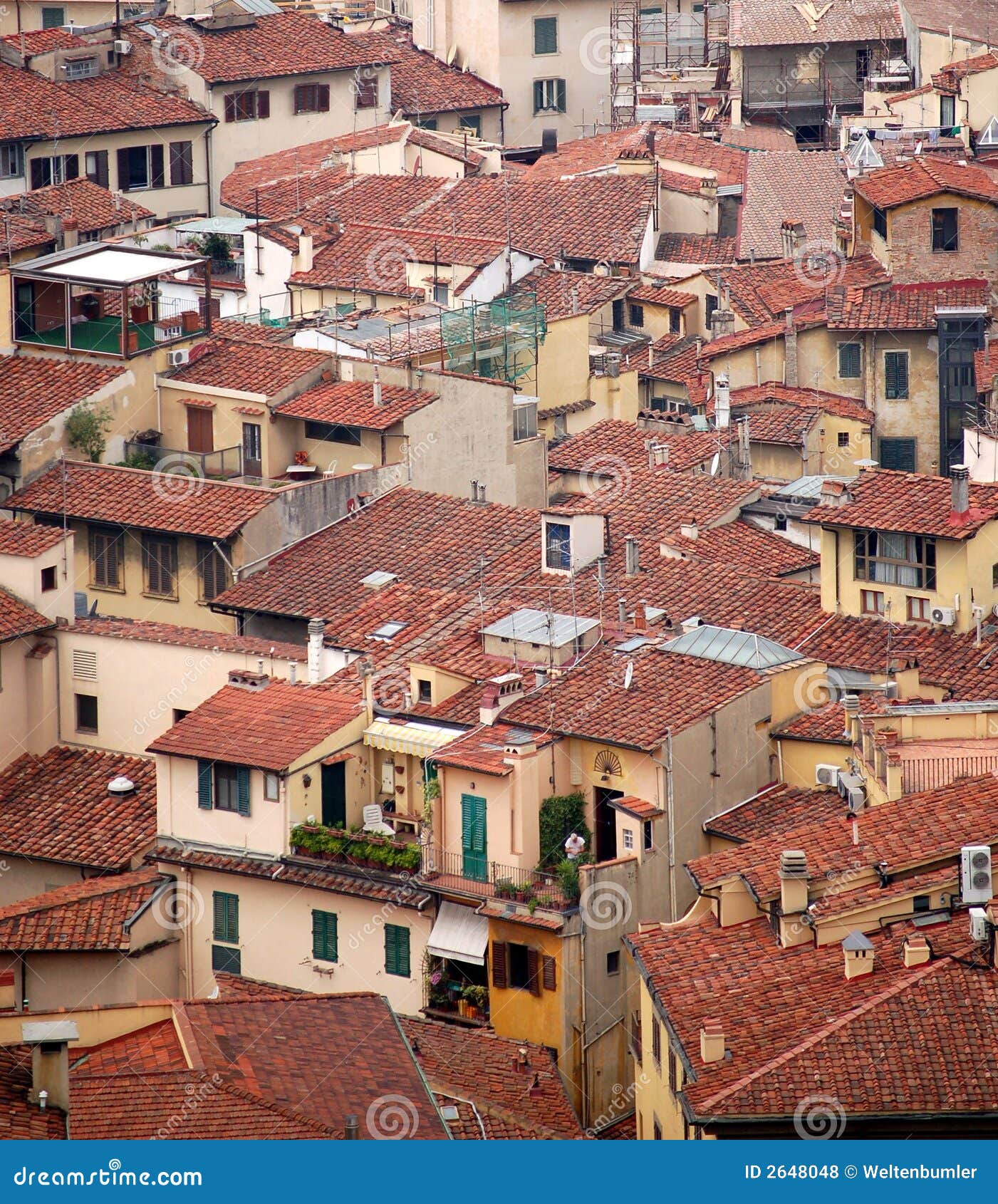 Old Italian Rooftops stock photo. Image of european, city - 2648048