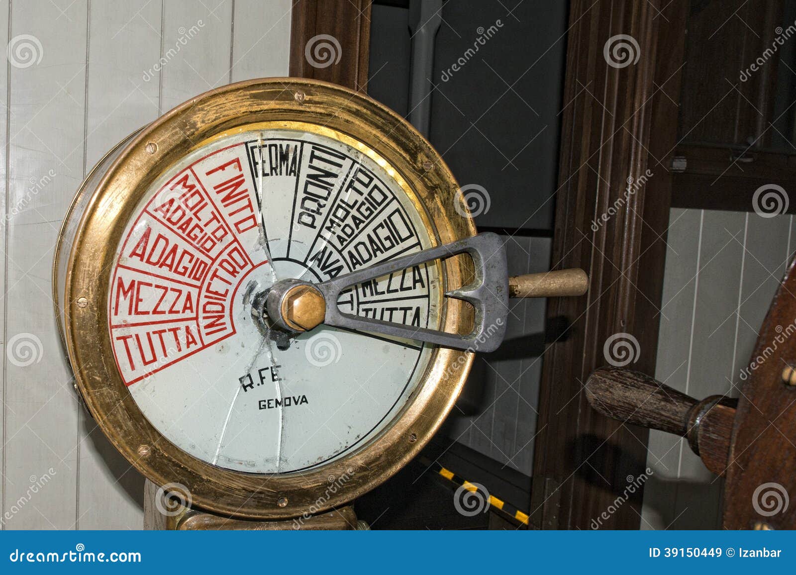 Old Italian Ship Speed Control Stock Image - Image of cord, ocean: 39150449