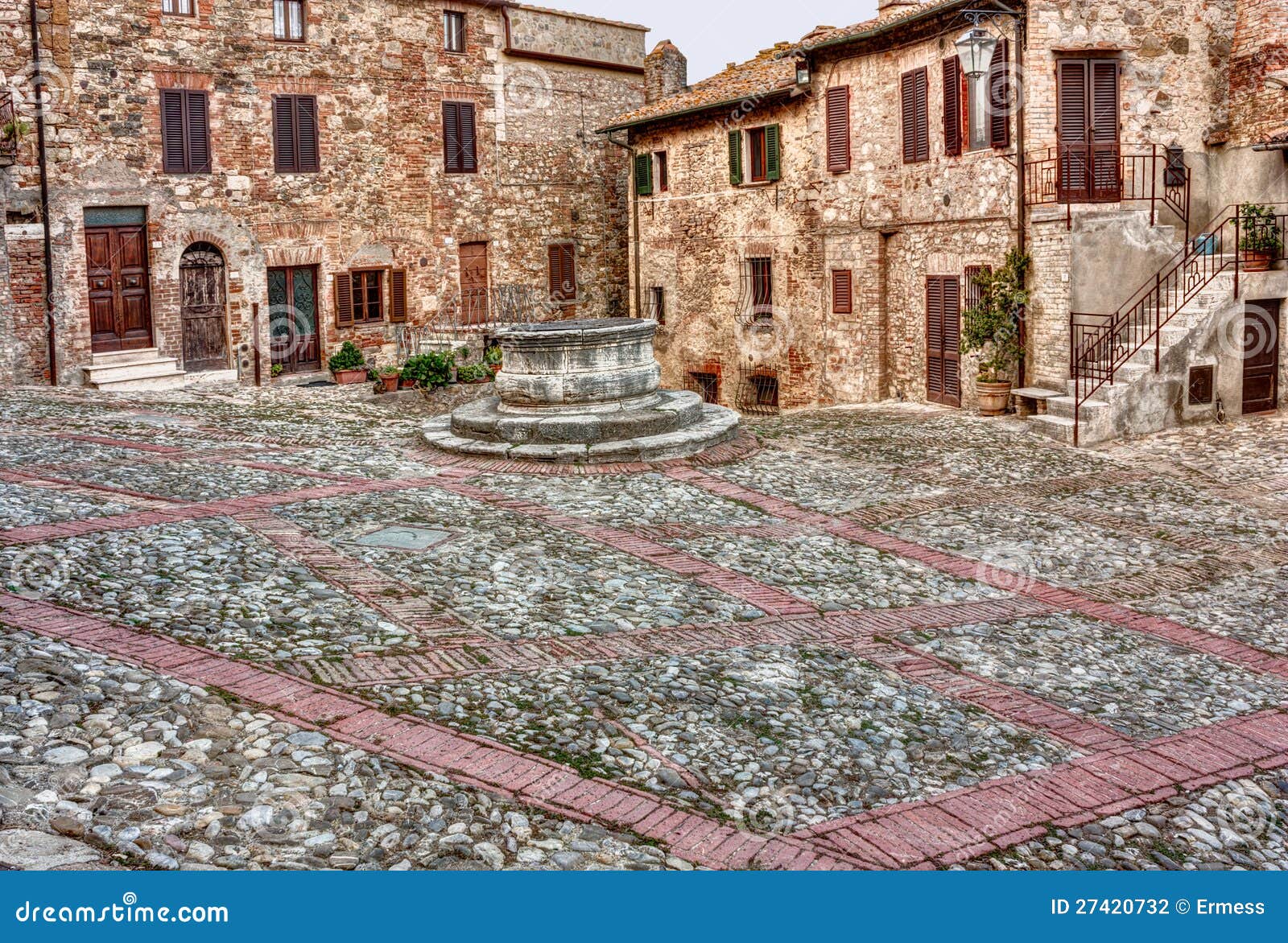 Old italian square stock photo. Image of europe, cityscape - 27420732