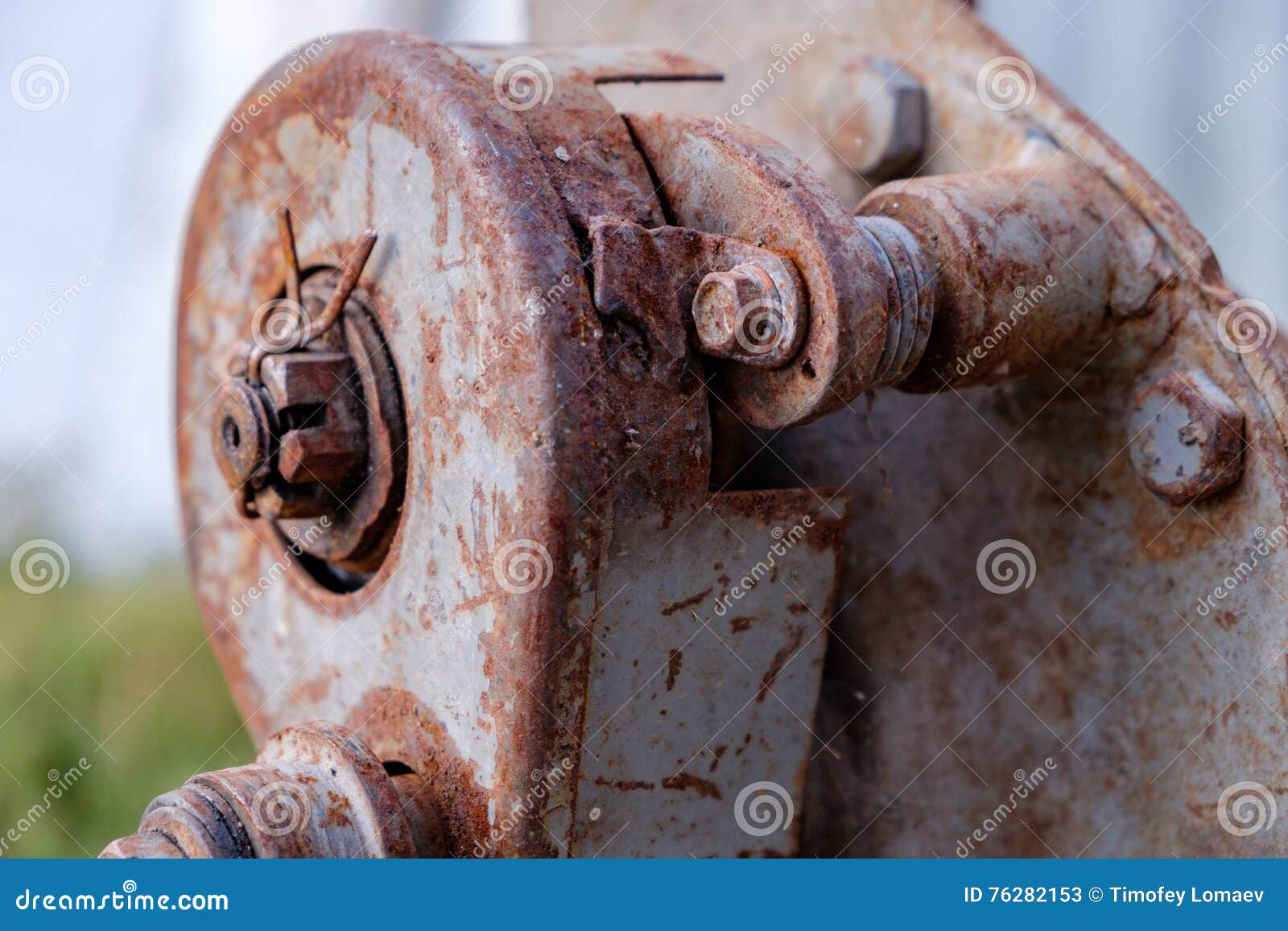 House Lifting Jack. Old Rusty Mechanical Jack Stock Image - Image of ...