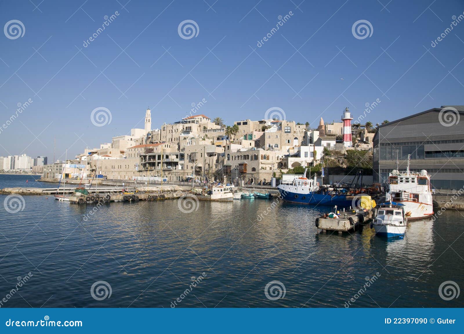 Old Jaffa, Israel stock photo. Image of jafa, harbour - 22397090