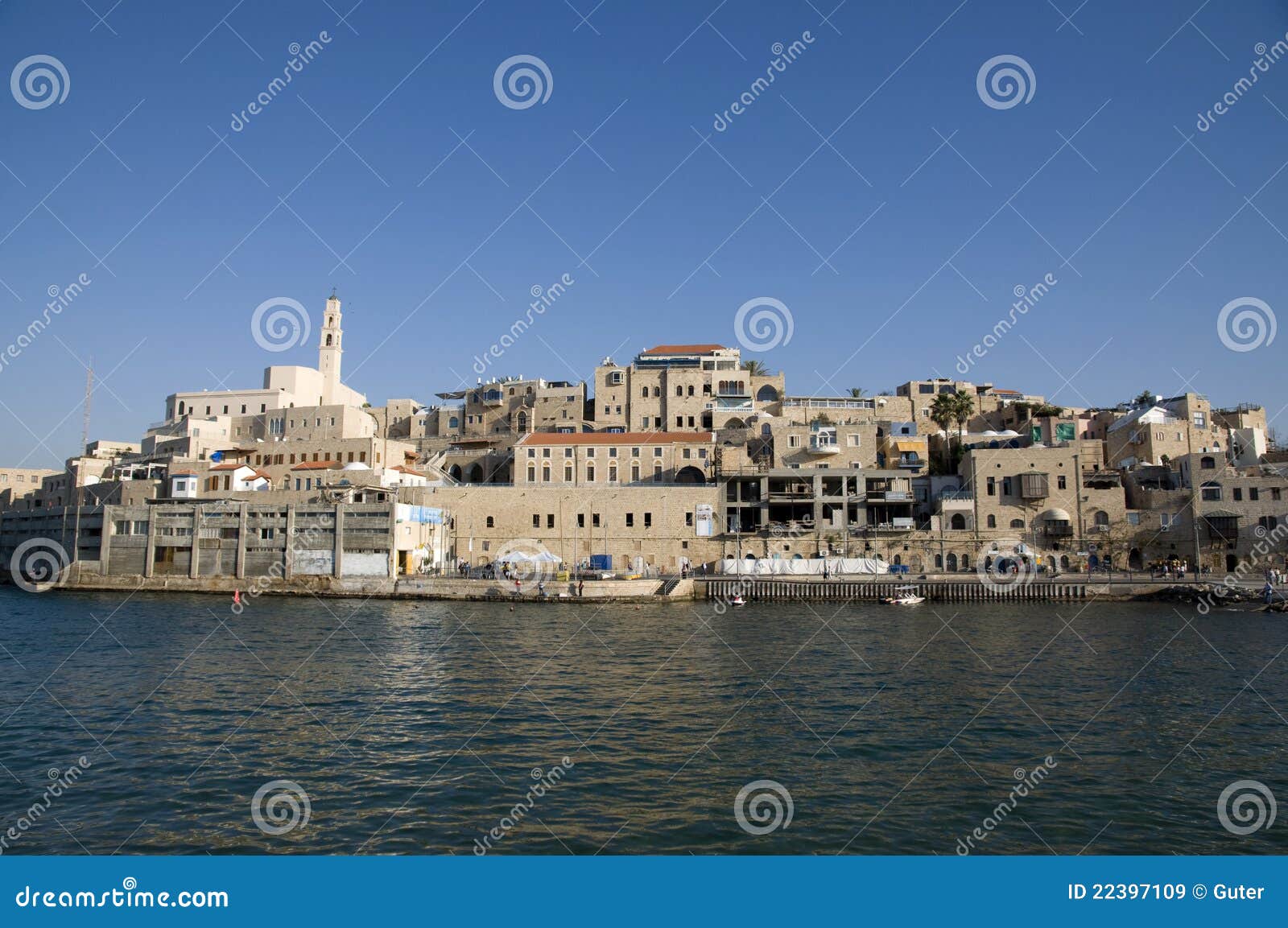 Old Jaffa, Israel stock image. Image of middle, barge - 22397109