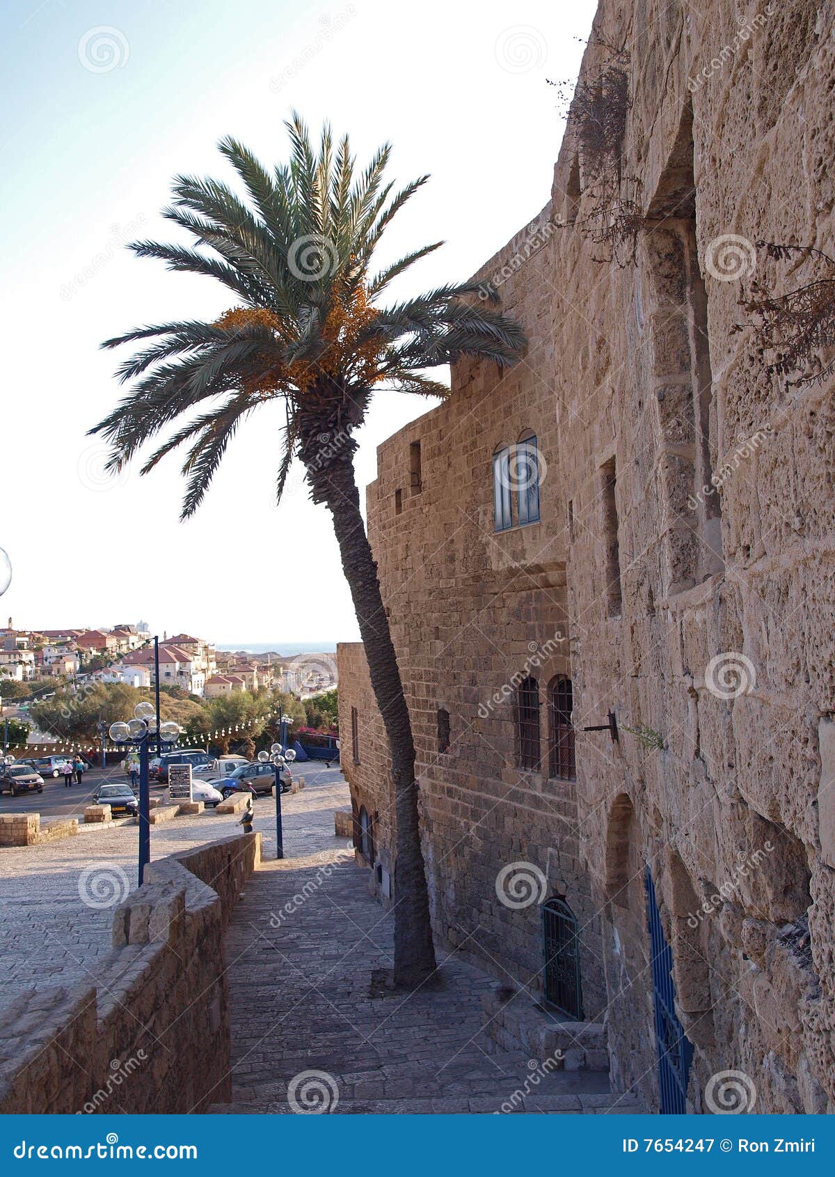 Old Jaffa streets Israel stock image. Image of building - 7654247