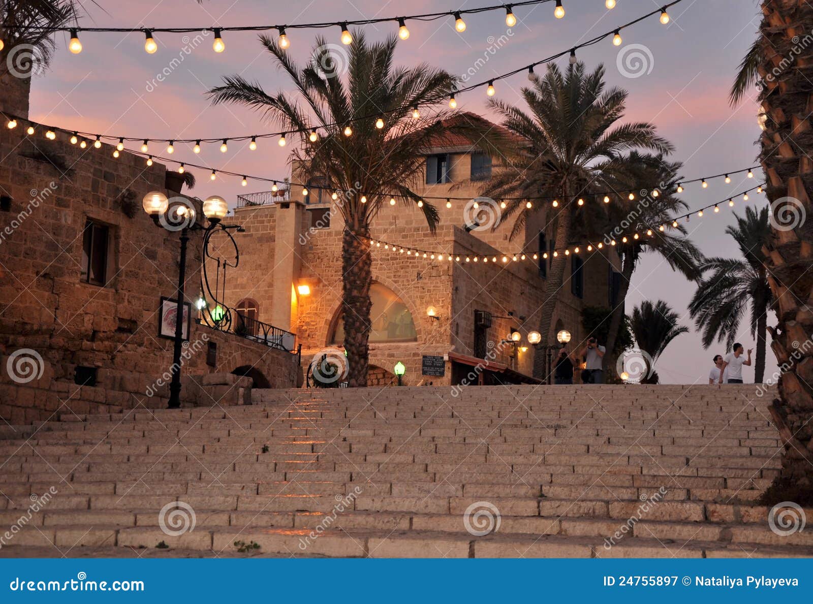 Old Jafo stock image. Image of staircase, ancient, stone - 24755897