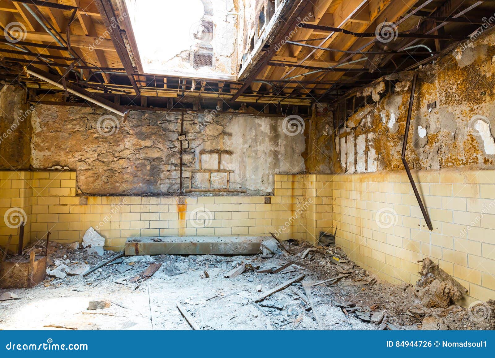 Jail Interior With Rusty Cell. Stock Image | CartoonDealer.com #84969409