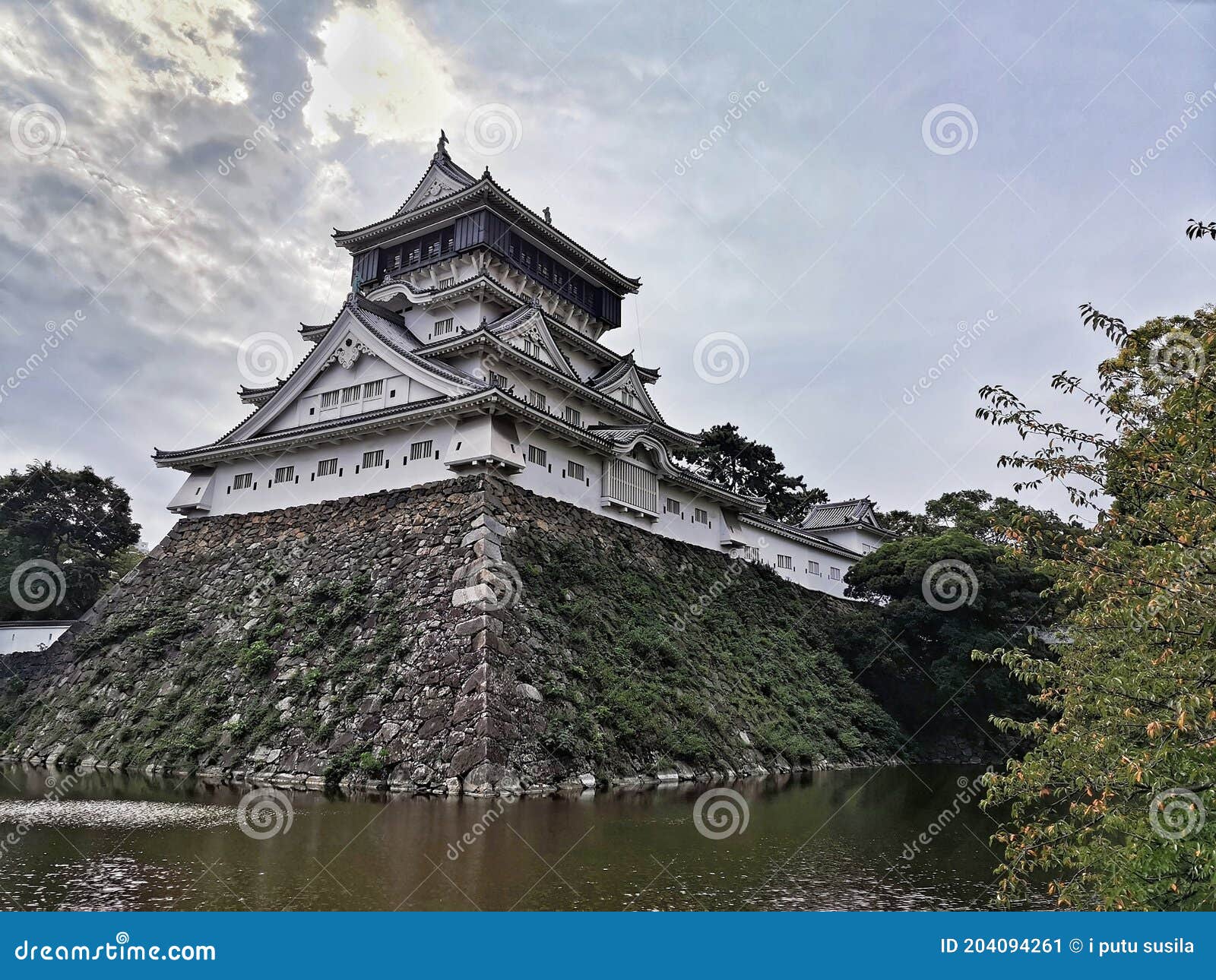 Old japanese castle stock image. Image of castl, japanese - 204094261