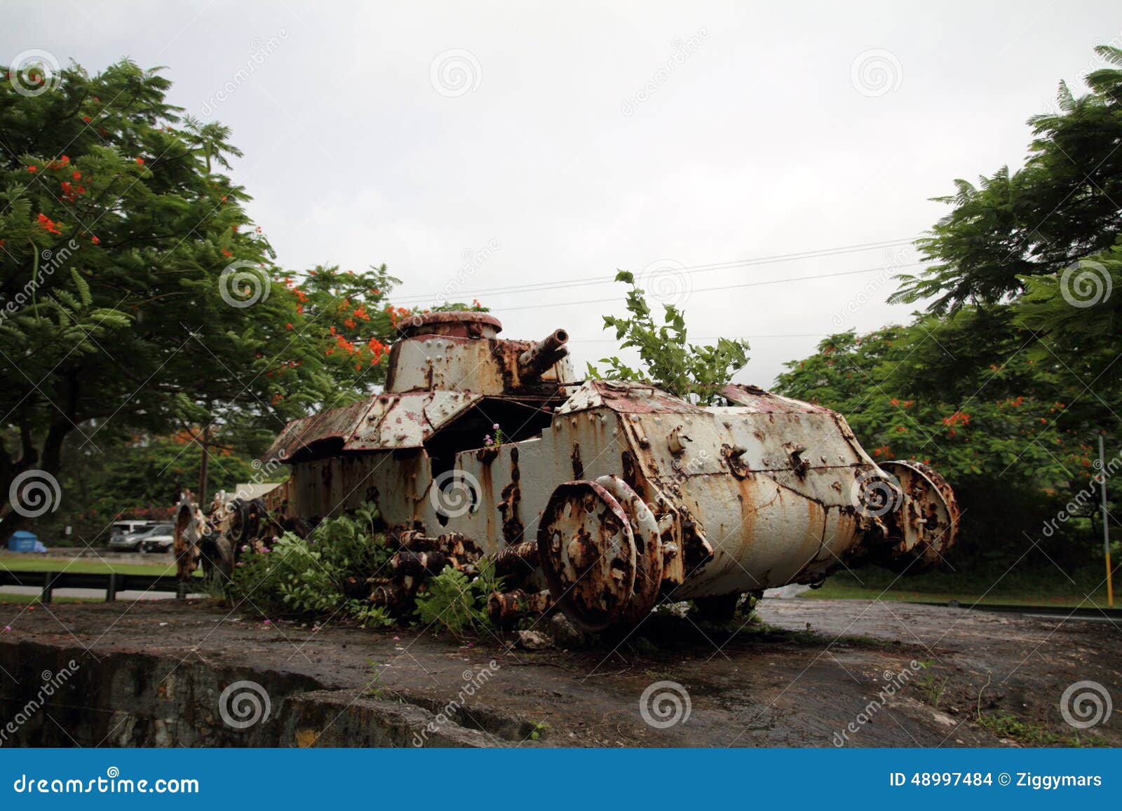 Old Japanese tank stock photo. Image of historic, world - 48997484