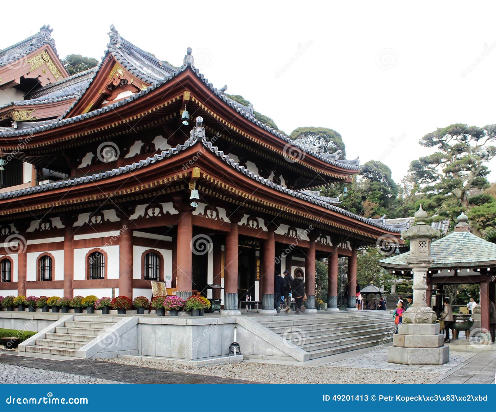 Old japanese temple editorial stock photo. Image of pattern - 49201413