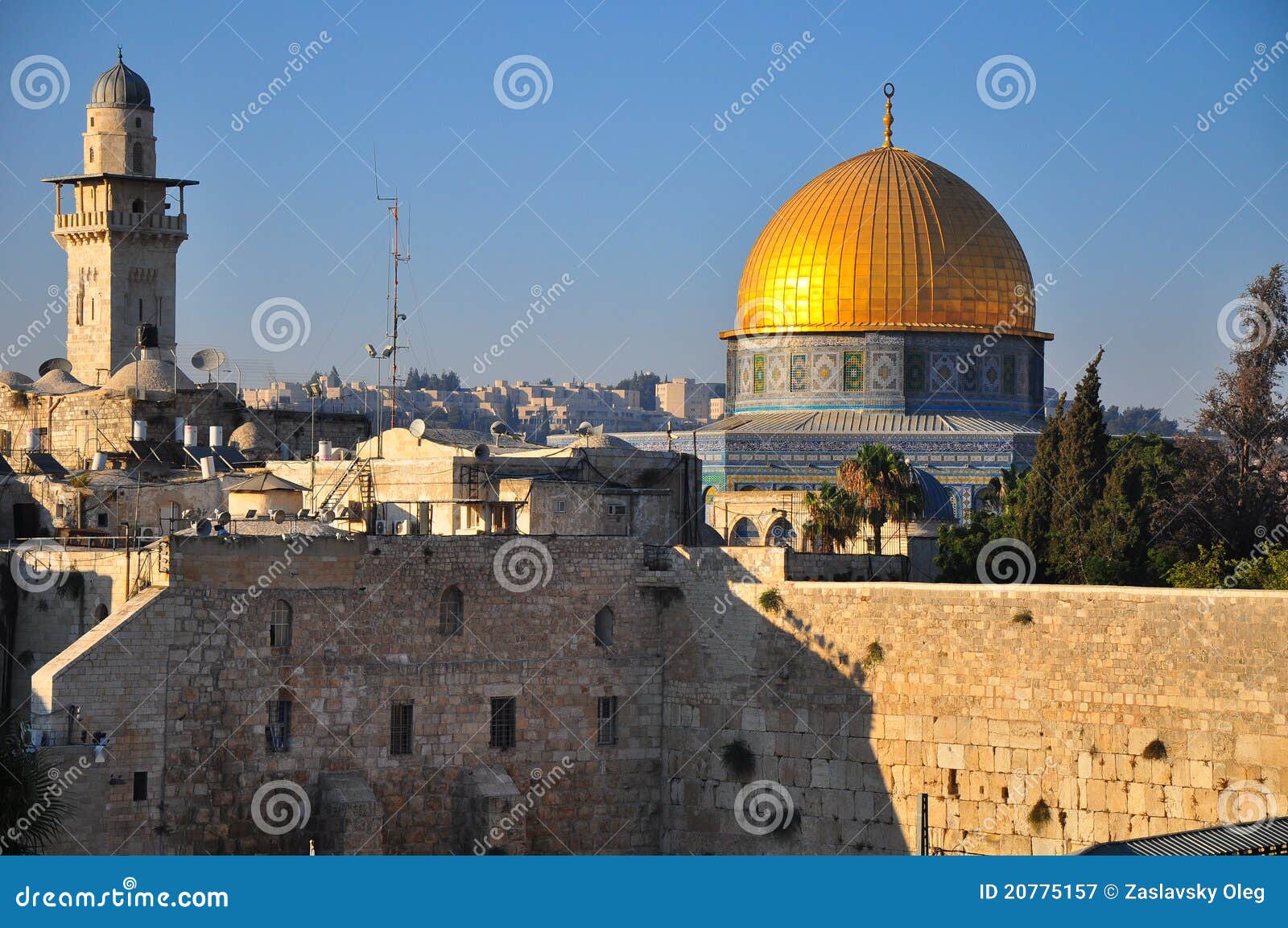 Old Jerusalem. stock image. Image of sacred, mosque, jerusalem - 20775157