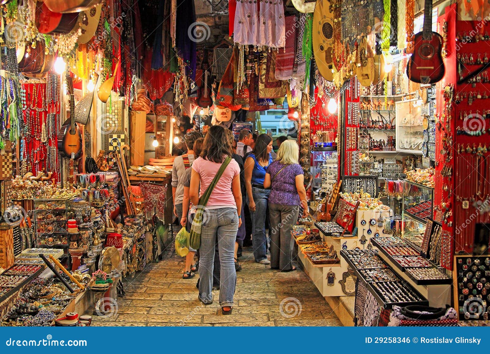Old Jerusalem market. editorial photo. Image of popular - 29258346