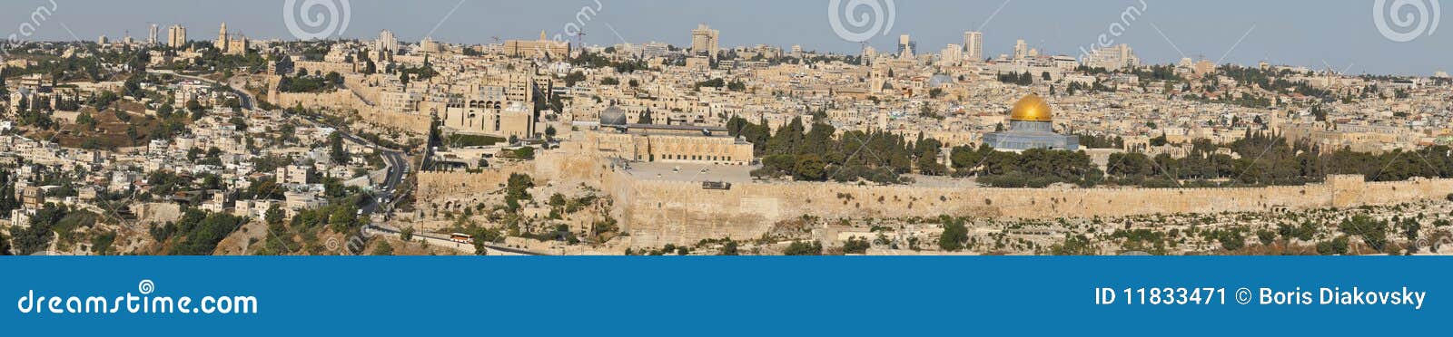 Old Jerusalem Panorama stock image. Image of judaism - 11833471