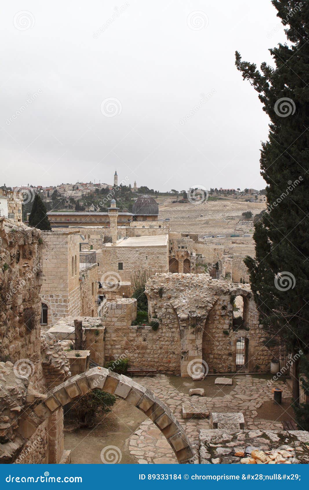 Old Jerusalem Ruins - Israel Stock Photo - Image of ruins, religion ...