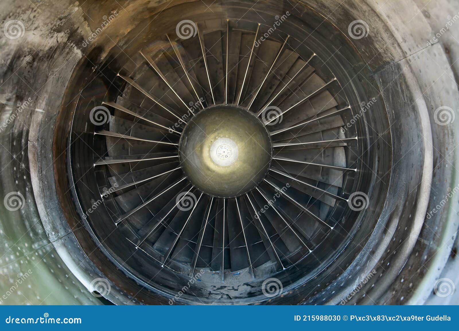 Old Jet Engine Closeup stock photo. Image of background - 215988030