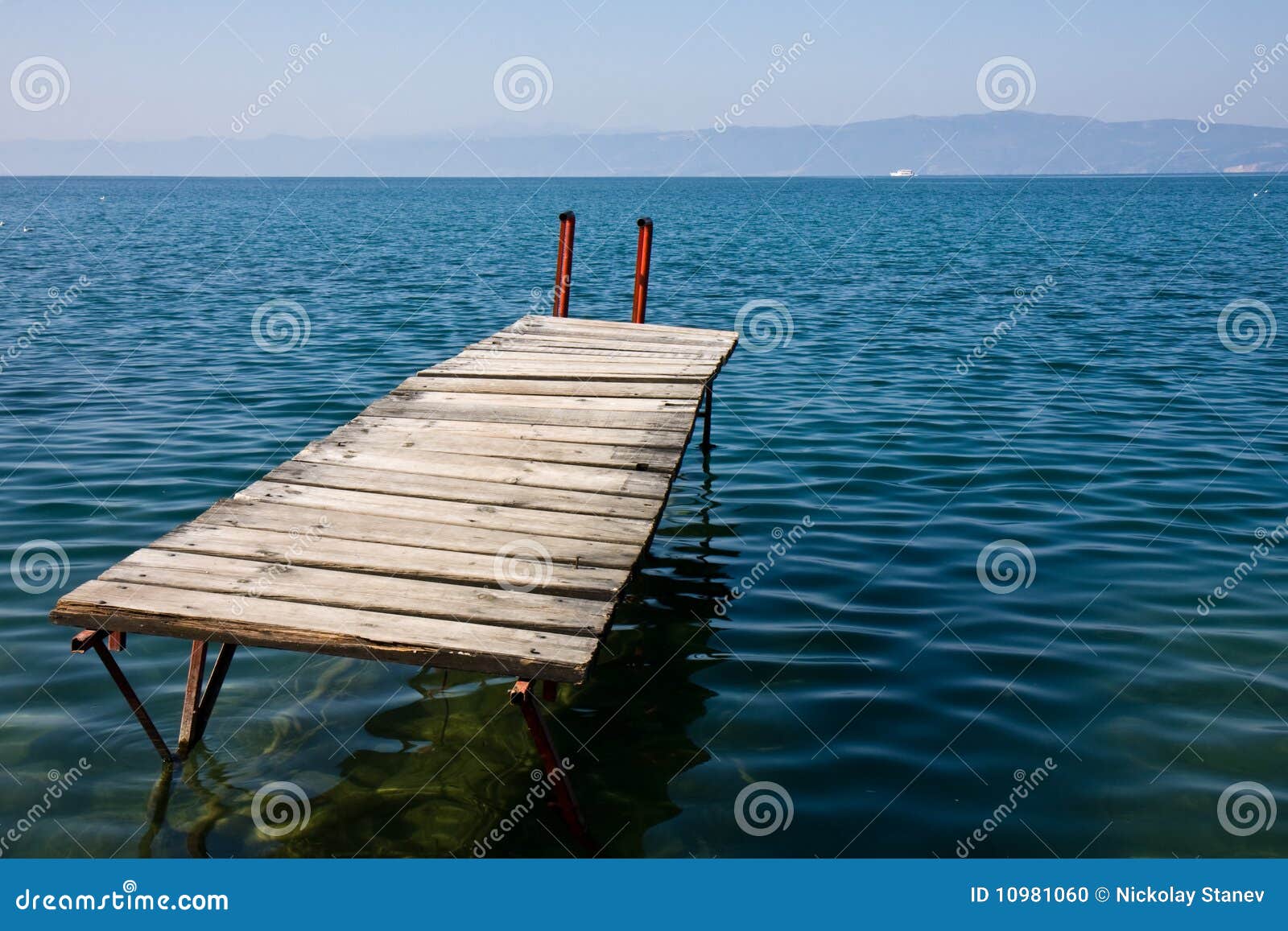 Old Jetty stock photo. Image of white, calm, board, quay - 10981060