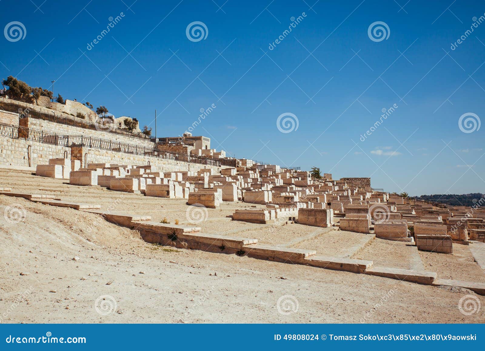 Old Jewish Graveyard in Jerusalem Stock Photo - Image of funeral ...
